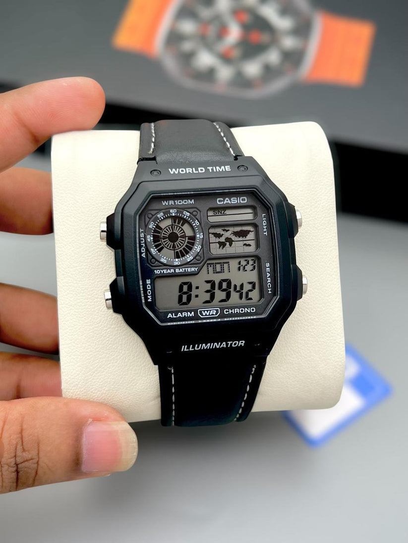 Casio 1200 Black C/ Black – The Watch Mania